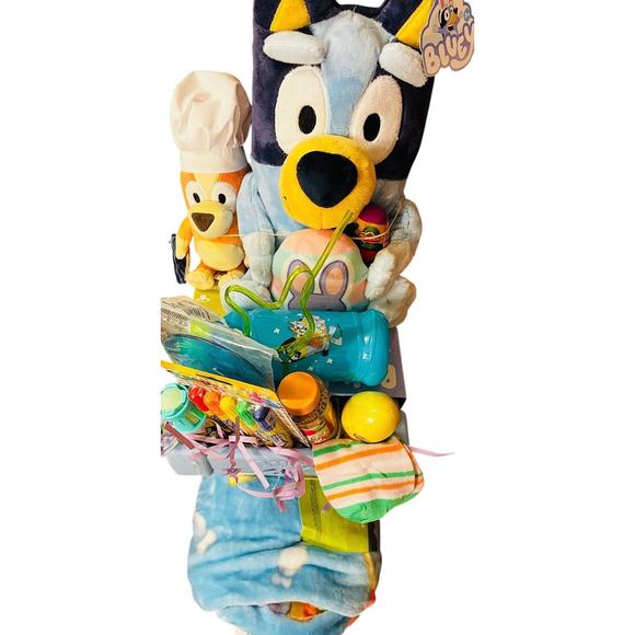 Bluey | Accents | Bluey Trolley Cart With 5 By 70 Sugar Bounce Blue ...